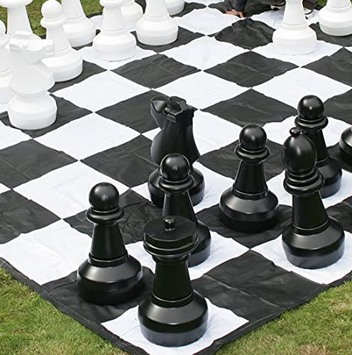 Giant chess game with folding board Giant game tools for use at home or ...